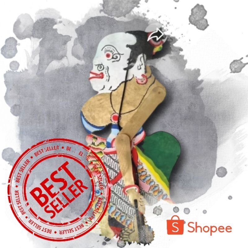 Jual Wayang Kulit Asli Limbuk Cangik Standar Dalang | Shopee Indonesia