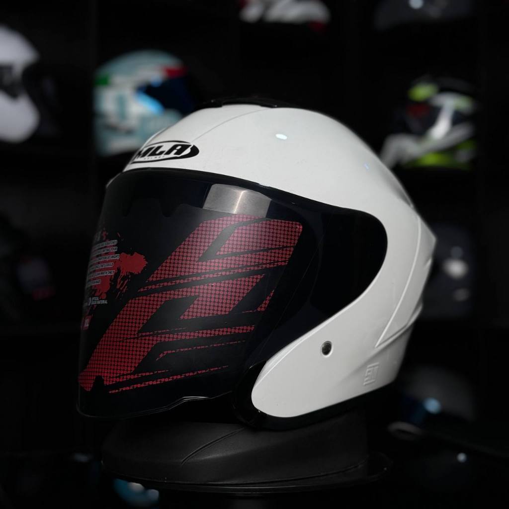 Jual Helm Half Face MLA KAIROZ 2 RR15 Solid Terbaru Visor Hitam Premium ...