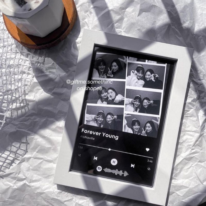 Jual Custom Photo Lagu 4R Bingkai kayu, Tokobabangiyan | Shopee Indonesia