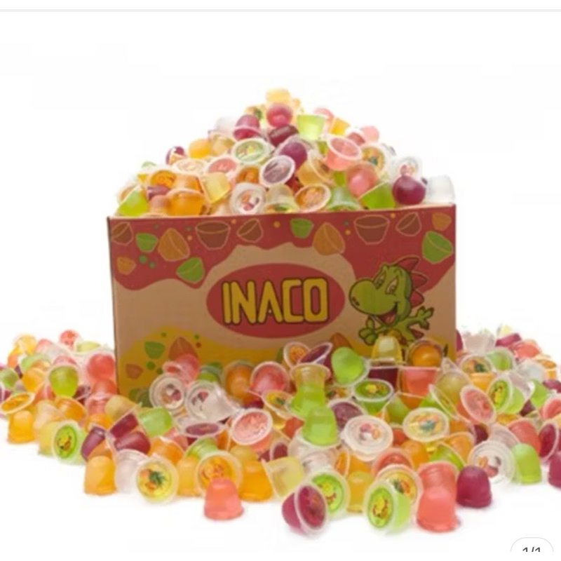 Jual Inaco Jelly Curah 1 Kilo Isi 66 Pcs Permen Jelly Segar Anak ...