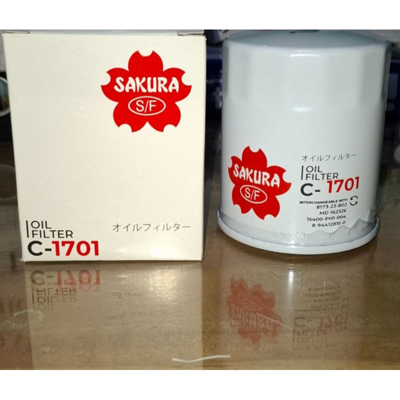 Jual Sakura Filter OLI / OIL FILTER C-1701 | Shopee Indonesia