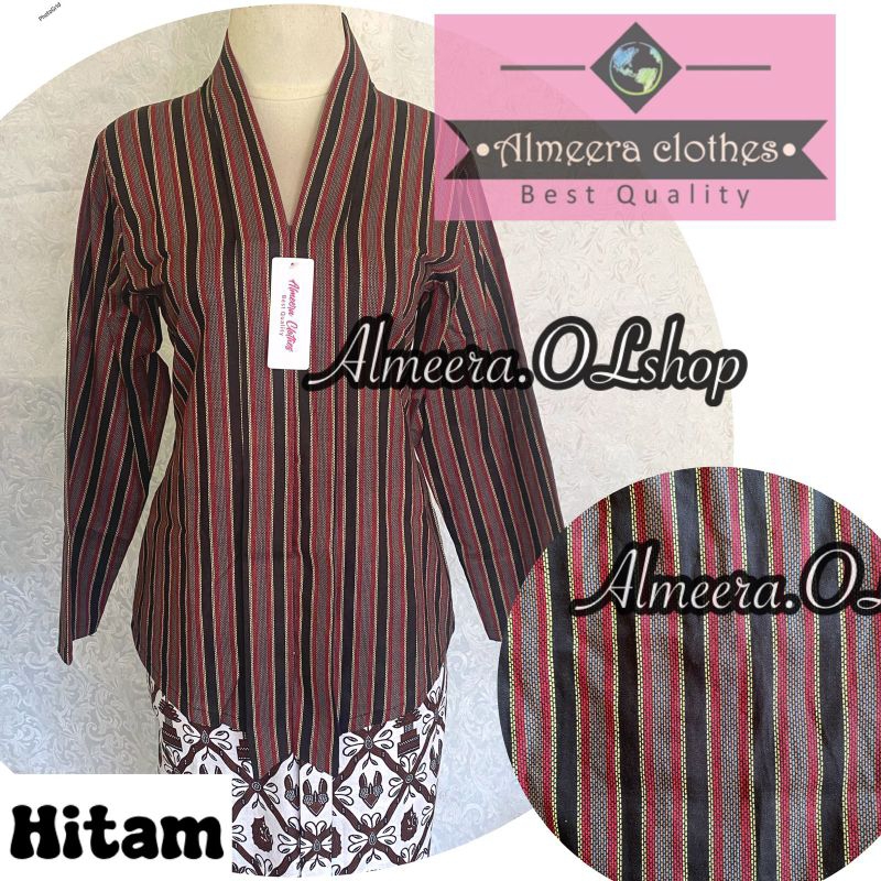 Jual kebaya lurik kartini KATUN baju adat jawa | Shopee Indonesia