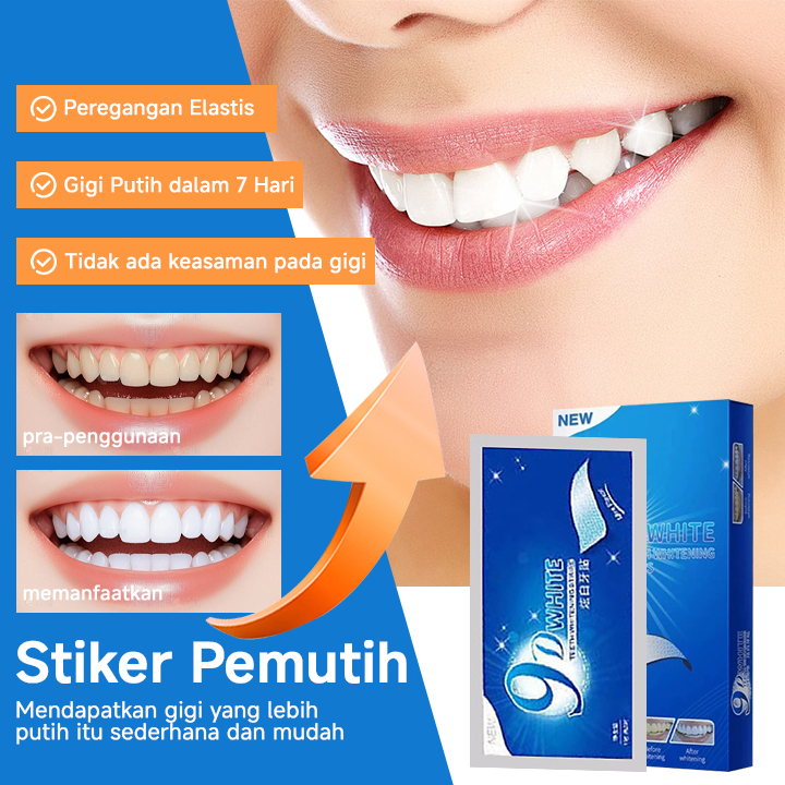Jual 9D Whitening Teeth 7 set Strip Pemutih Gigi Strip Pemutih Gigi Gel ...