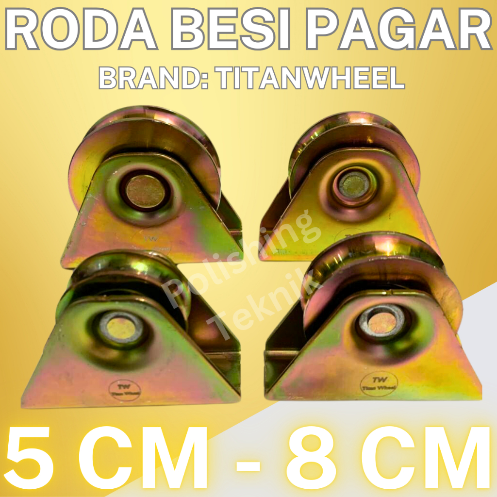 Jual Roda Pagar Besi Rel Model U Semua Ukuran | Shopee Indonesia