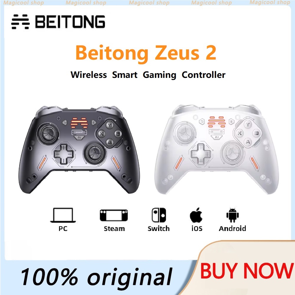 Jual BEITONG Zeus 2 Wireless Bluetooth Gamepad Optical Micro Switches ...