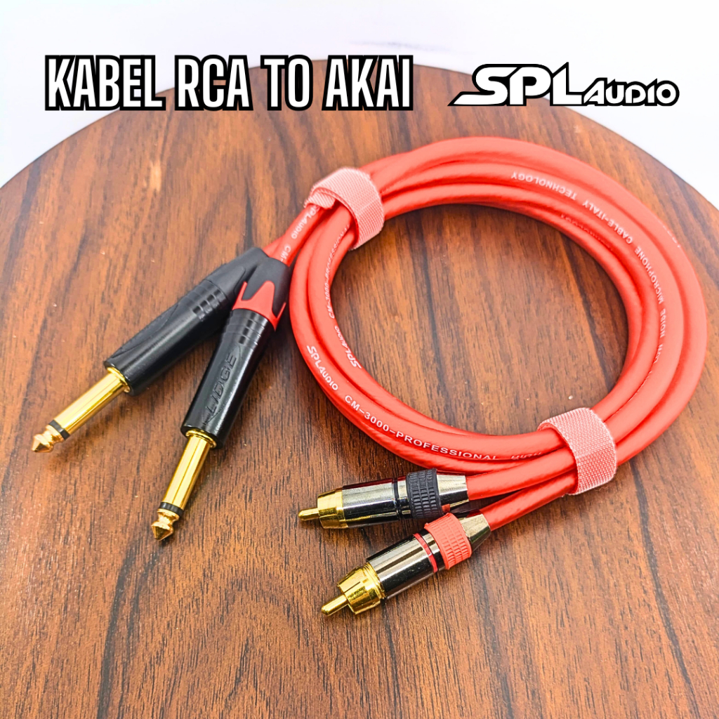 Jual Kabel Jack Akai To RCA Satu Set Kabel Audior 2x Akai Mono To 2x ...