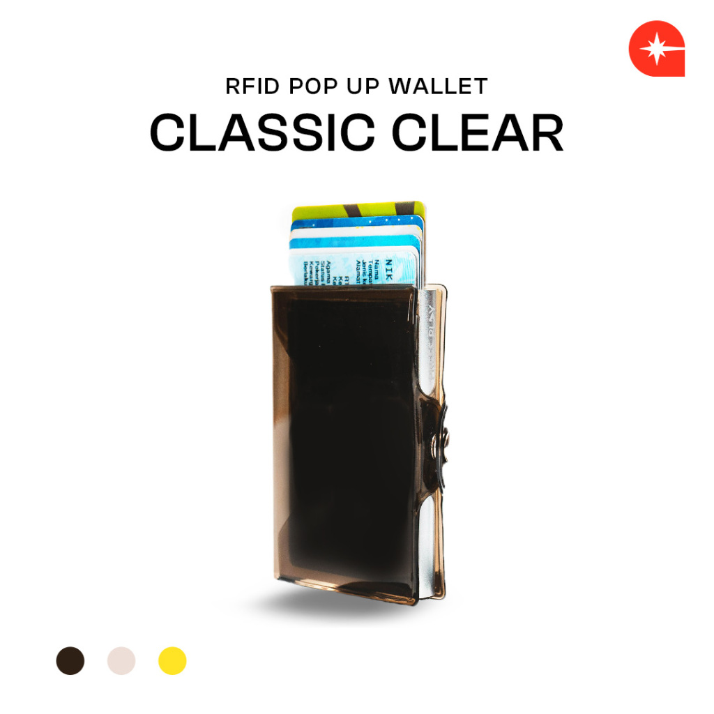 Jual CLASSIC Clear RFID Pop Up Card Wallet by GLHF Studio | Shopee ...