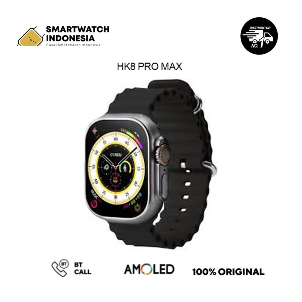 Jual HK8 Promax Compas Smartwatch | Shopee Indonesia