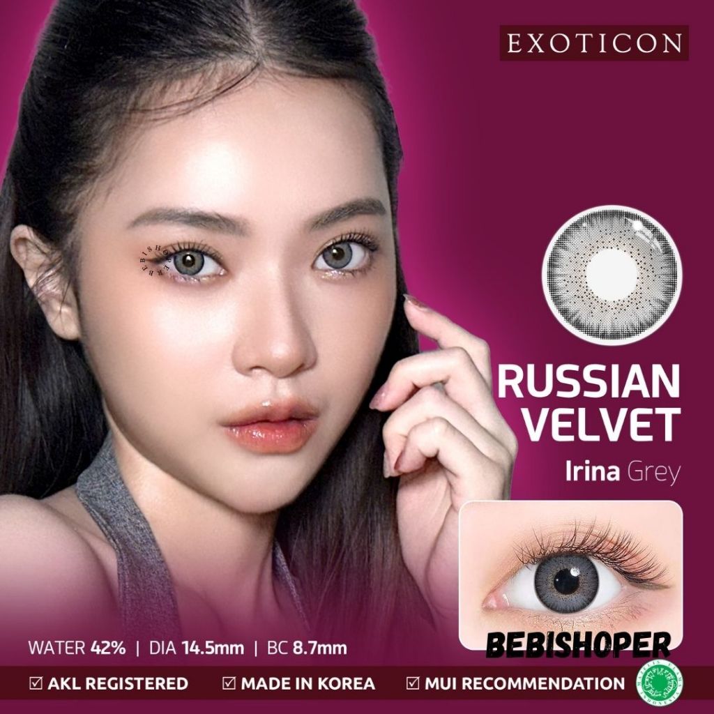 Jual Softlens X2 RUSSIAN 14.5MM Softlens Minus , Softlens Normal ...