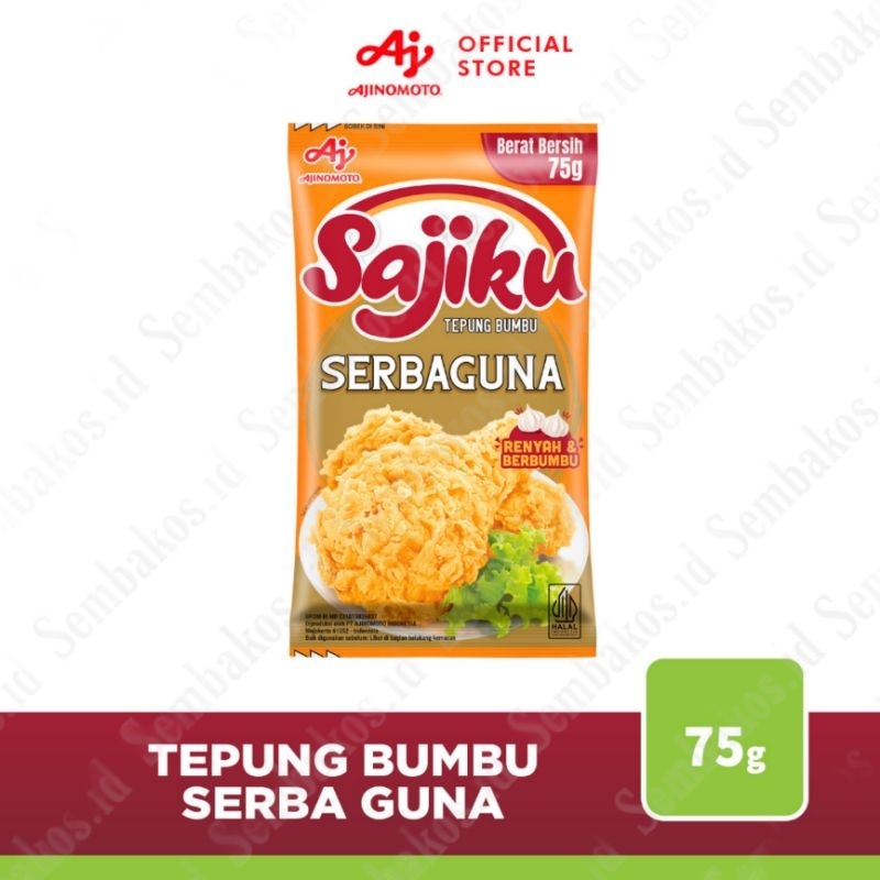 Jual Sajiku Tepung Bumbu Serbaguna | sajiku 75g | sajiku 220g | Shopee ...