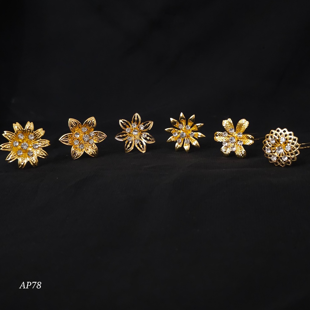 Jual Tusuk konde Besar Gold Hadap Atas (isi 12 pcs) 009021 | Shopee ...