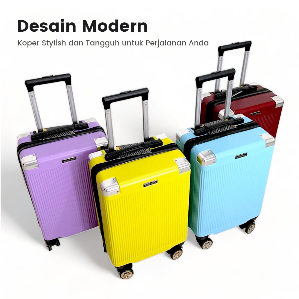 Jual [Cuci Stok] Koper Kabin & Bagasi Fiber POLO 18 Inch 20 Inch 24 ...