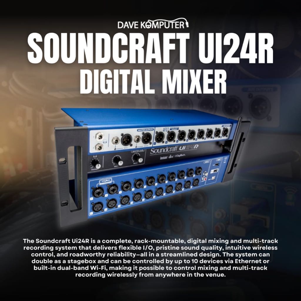 Jual Soundcraft Ui24r Digital Mixer | Shopee Indonesia