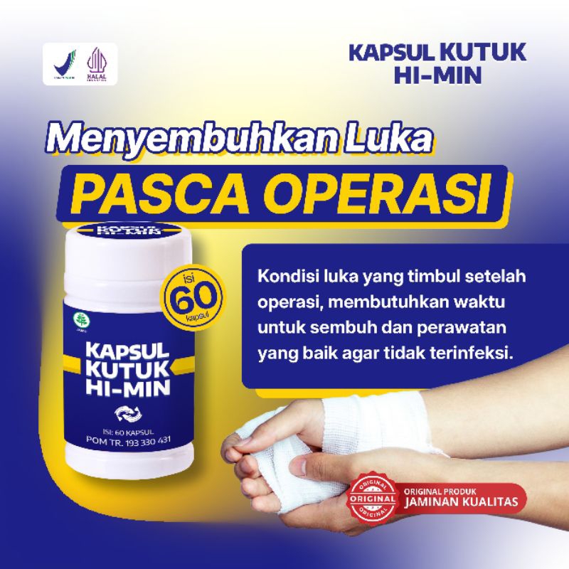 Jual Obat Pasca Operasi Kapsul Kutuk Himin Ekstrak Ikan Gabus Original | Shopee Indonesia
