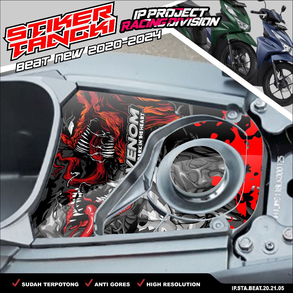 Jual Stiker Tangki Bensin Beat New 2020 2021 2022 2023 2024 Sticker ...