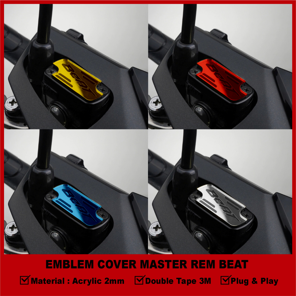 Jual RAYA COVER TUTUP MASTER REM HONDA BEAT EMBLEM MINYAK REM BRAKE REM ...