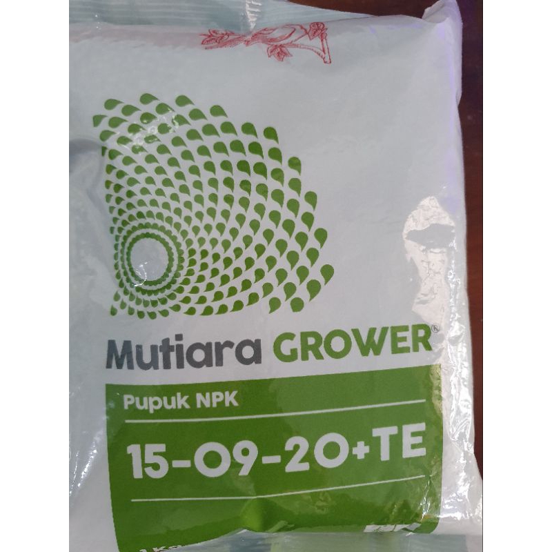 Jual NPK Mutiara GROWER 15-09-20+TE/Pupuk Mutiara 1kg | Shopee Indonesia
