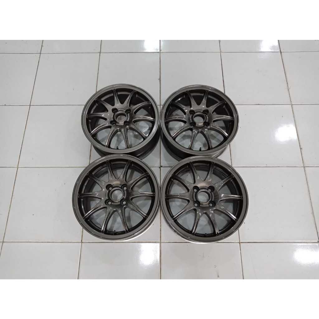 Jual VELG STANDAR HONDA JAZZ R15 PCD 4X100 GREY BISA UNTUK BRIO CITY ...
