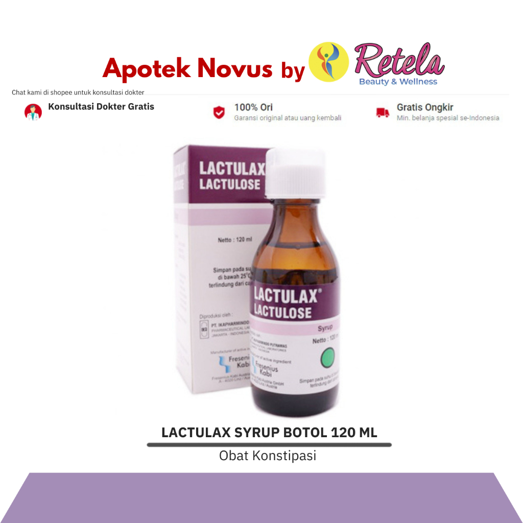 Jual LACTULAX SYRUP BOTOL 120 ML | Shopee Indonesia