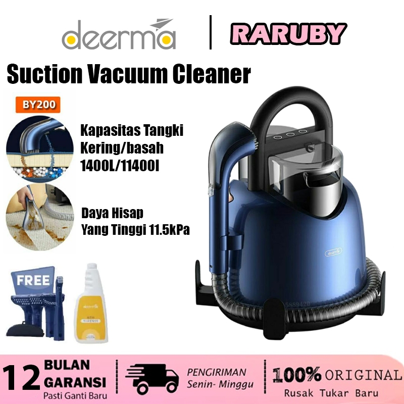 Jual Deerma By200 Dry Wet Multi Vacuum Cleaner Fabric Machine Cleaning ...