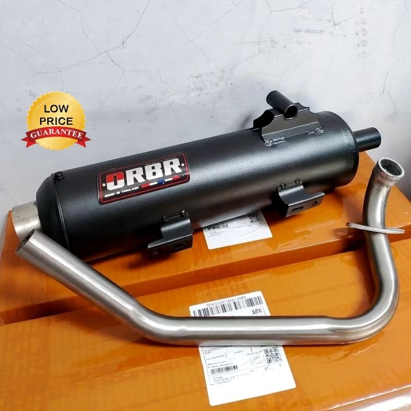 Jual Exhaust Muffler ORBR Power Pipe for Click 125/150 Nmax V2/Aerox V2 ...