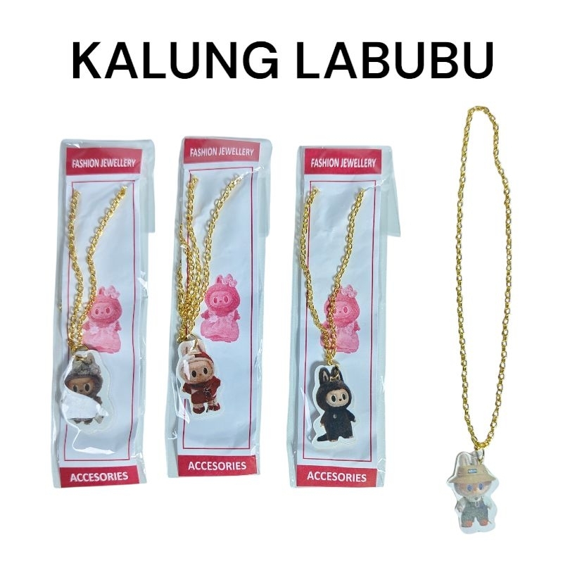 Jual 12 pcs KALUNG RANTAI MOTIF LABUBU | Shopee Indonesia