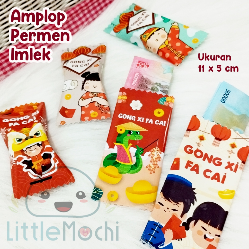 Jual Angpao Imlek bentuk Permen / Amplop Permen Lucu | Shopee Indonesia