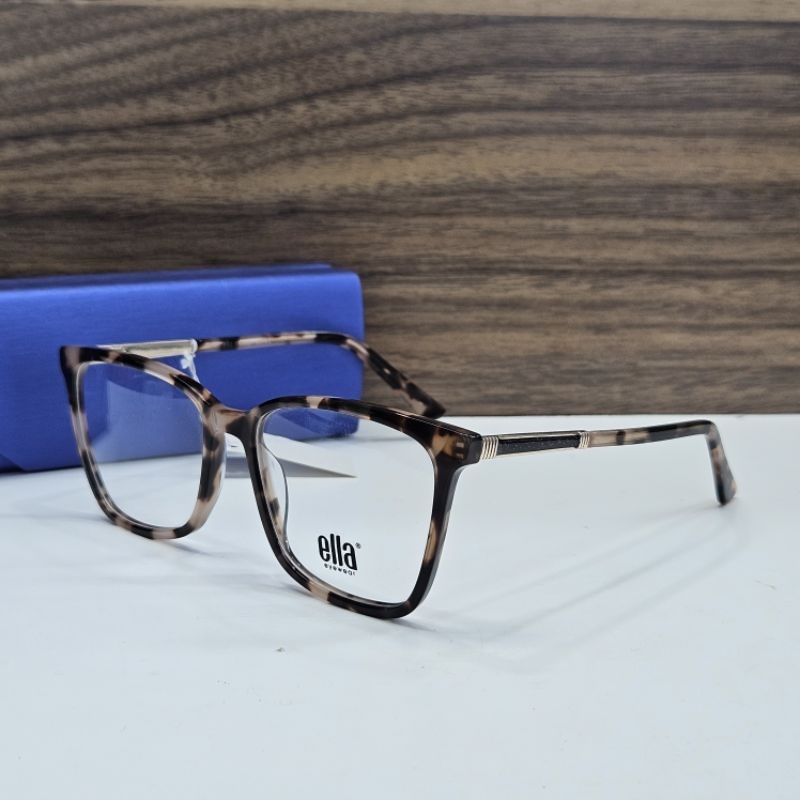 Jual frame kacamata wanita kotak oversized original ella SL01 C3 54 ...