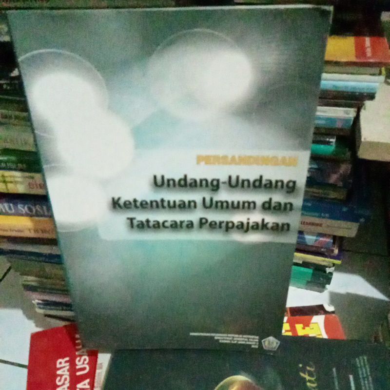 Jual buku undang-undang ketentuan umum dan tata cara perpajakan ...