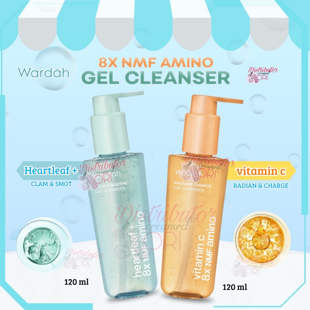 Jual WARDAH Calm & Soothe Gel Cleanser Heartleaf + 8X NMF Amino 120ml ...