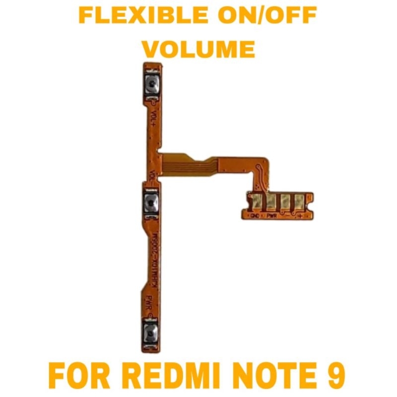 Jual TOMBOL FLEXIBLE ON OFF VOLUME UNTUK XIAOMI REDMI NOTE 9 ORIGINAL TOMBOL BAGIAN DALAM ...