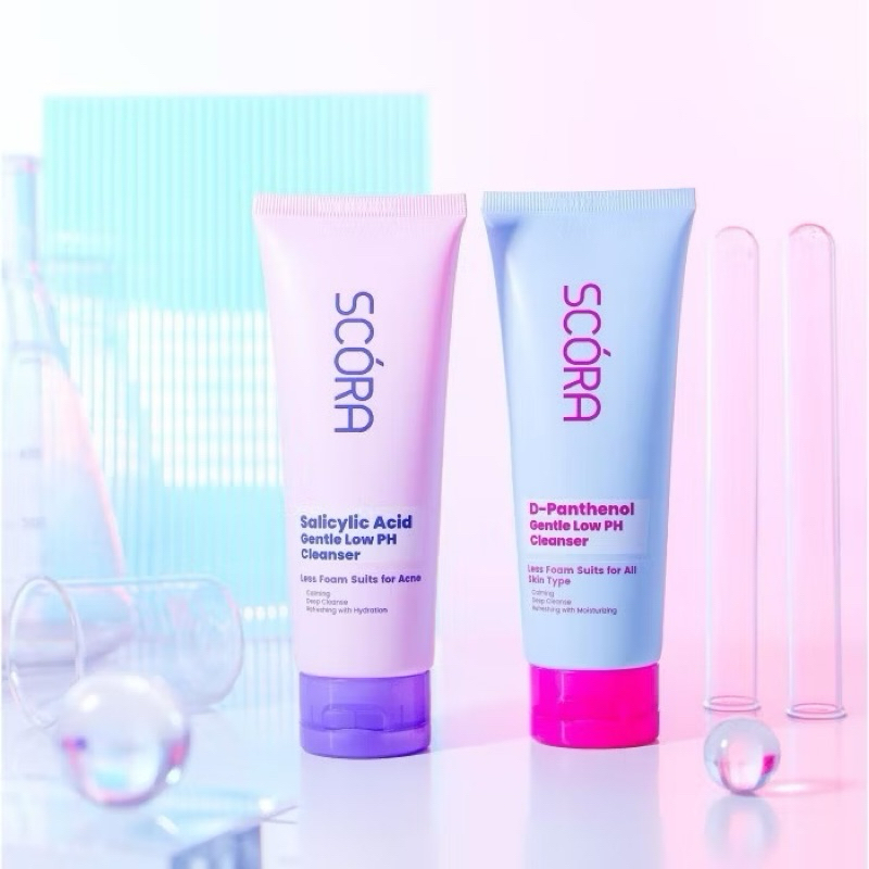 Jual SCORA FACEWASH GENTLE LOW PH CLEANSER - PEMBERSIH WAJAH SALICYLIC ...