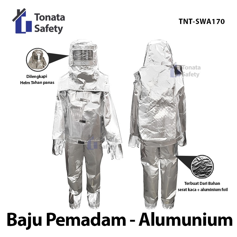 Jual Baju Pemadam Api / Baju Damkar Alumunium / Fire Fighting Suit ...