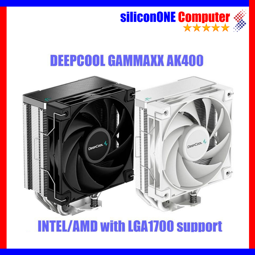 Jual Deepcool AK400 LGA1700 1200 115x AM4 CPU COOLER | Shopee Indonesia