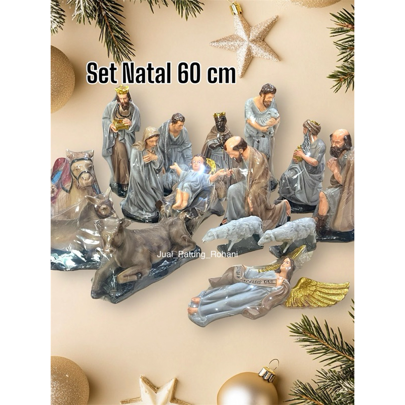 Jual Patung set Natal 60 cm | Shopee Indonesia