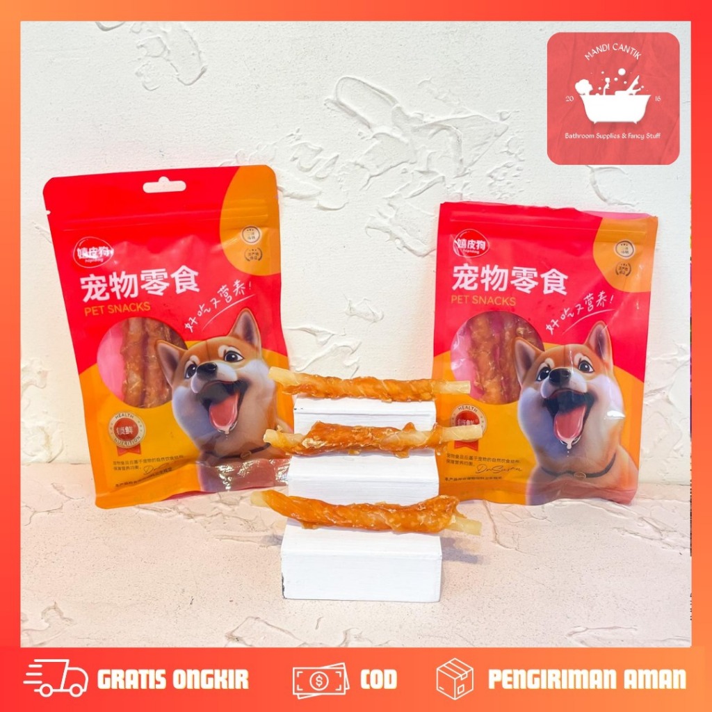 Jual SNACK ANJING HIPIDOG DRY CHICKEN BREAST MN-1637 SNACK HEWAN KUCING ...