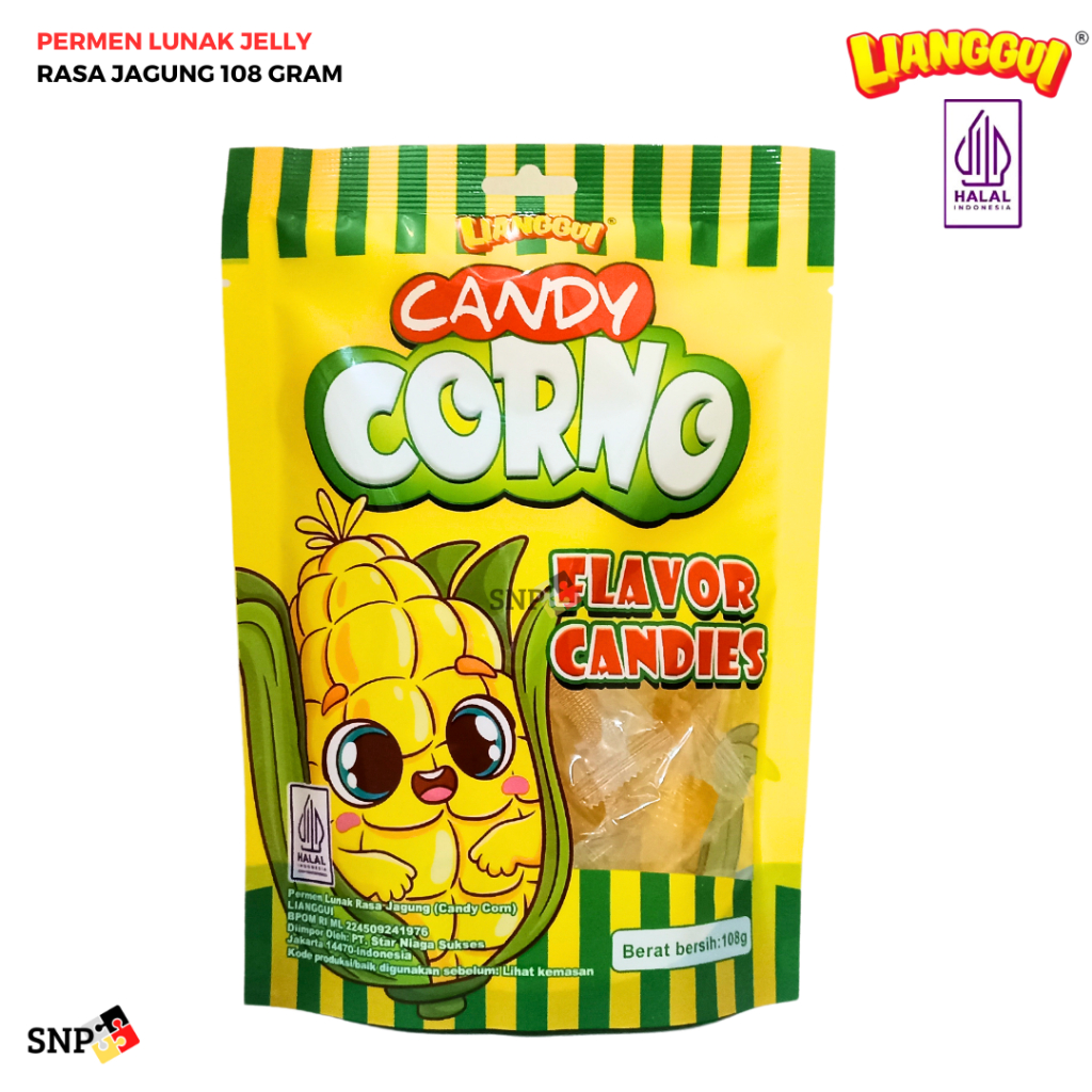 Jual LIANGGUI PERMEN LUNAK CANDY CORNO JELLY RASA JAGUNG 108 GRAM ...