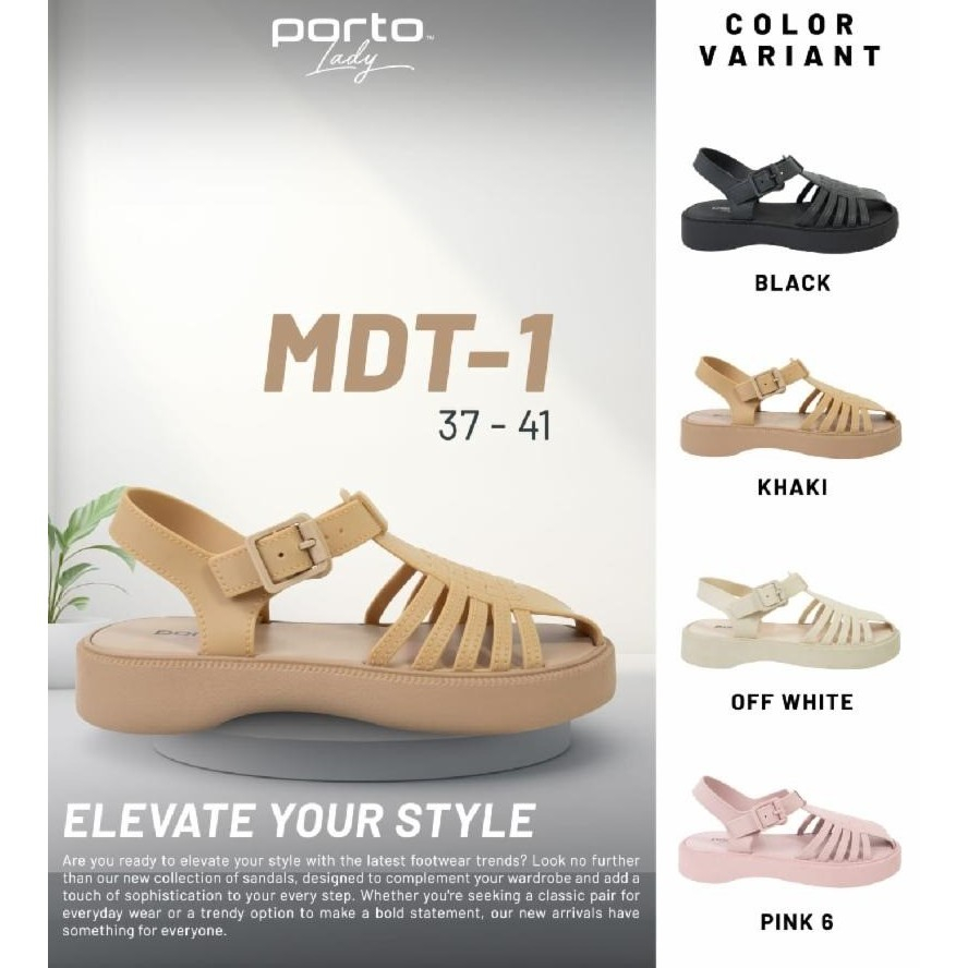 Jual PORTO LADY MDT-1 SANDAL RANCANG WANITA TERBARU | Shopee Indonesia