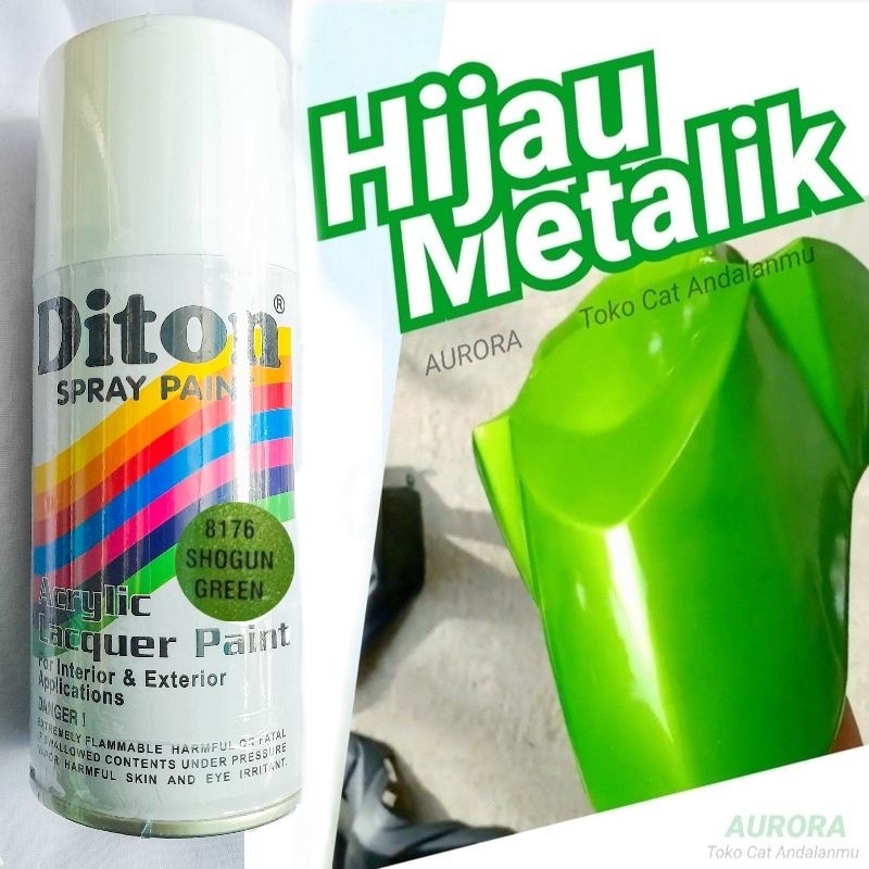 Jual Cat Pilok Diton Spray Paint 8176 Shogun Green 300ml Hijau Ijo ...