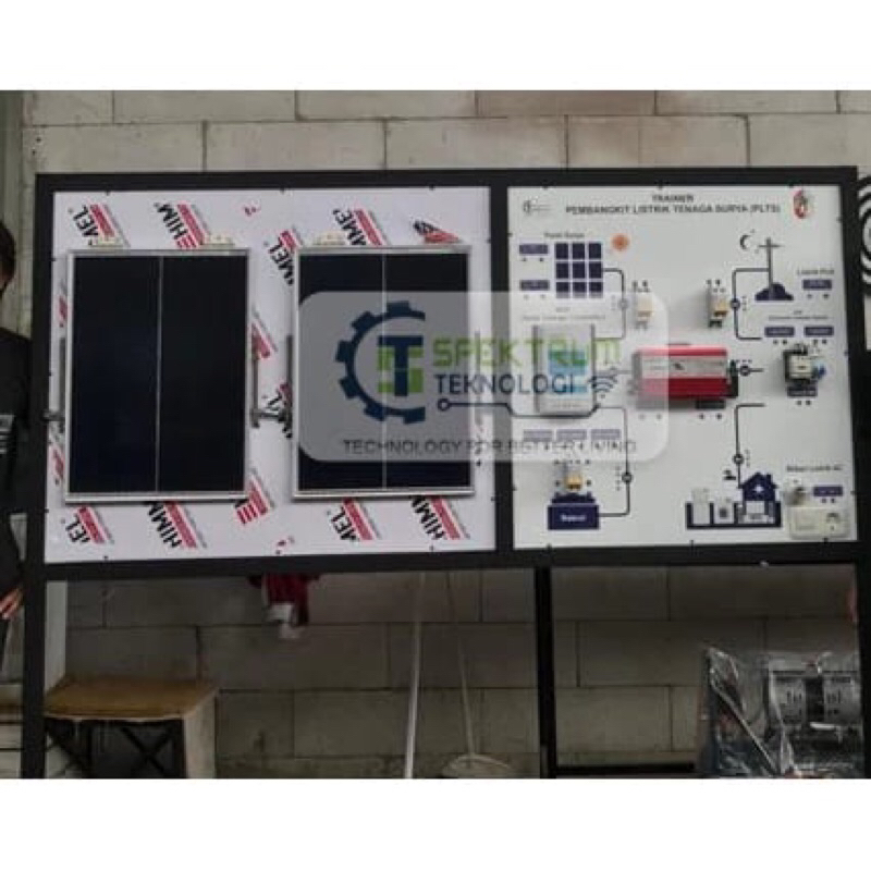 Jual Trainer PLTS Pembangkit Listrik Tenaga Surya (bisa ditambah sensor ...