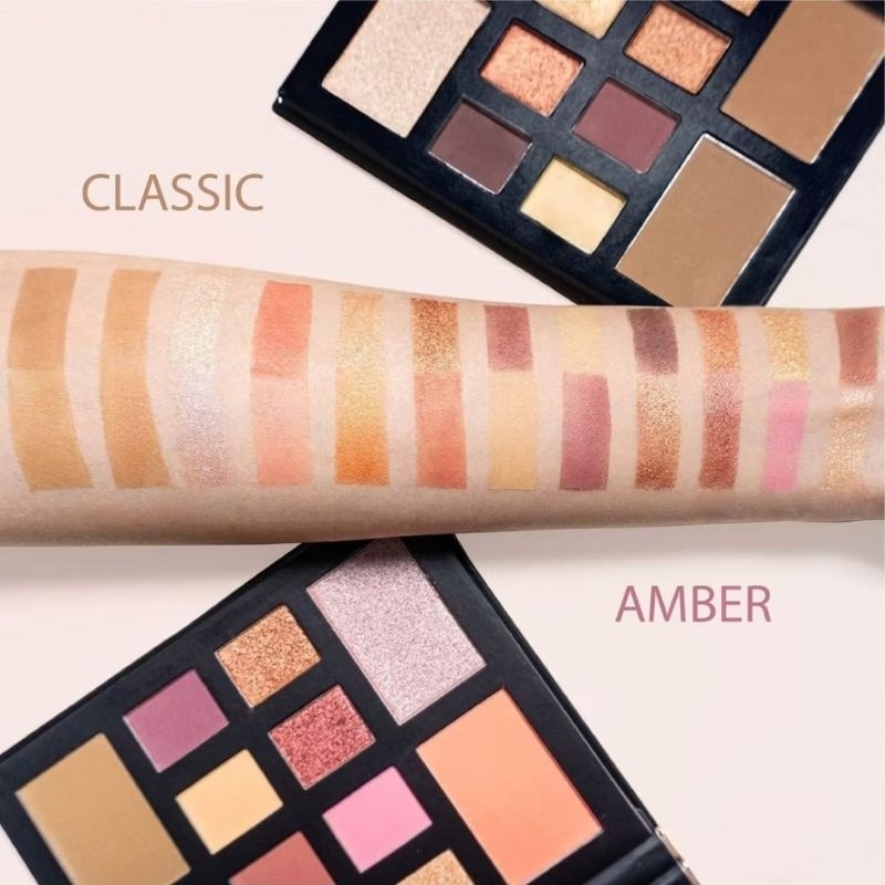 Jual SALSA Eyeshadow Salsa Rhapsody Face Pallete Blush On Countour ...