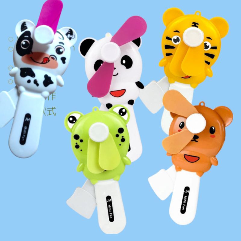 Jual Kipas Angin Tangan Manual Karakter Hewan | Shopee Indonesia