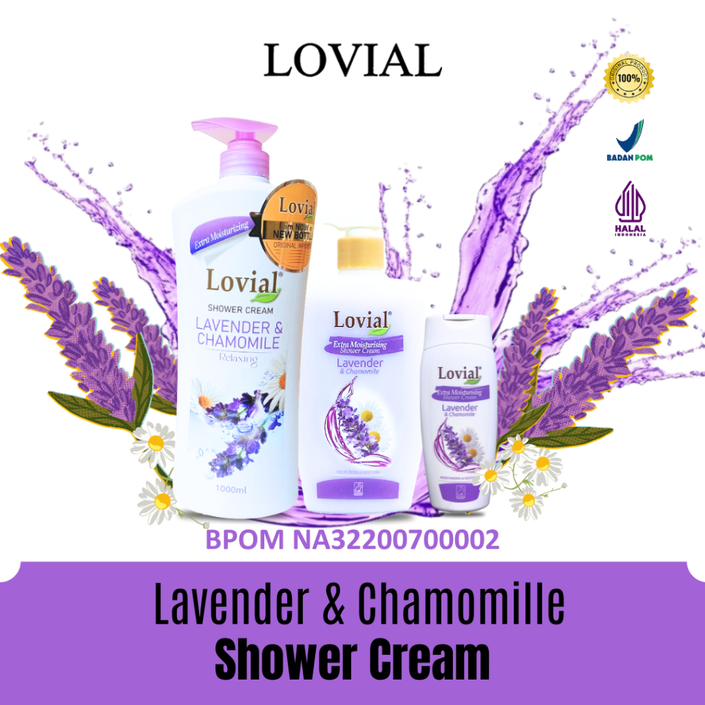 Jual Lovial - Shower Cream Lavender & Chamomille - Sabun Mandi Cair ...
