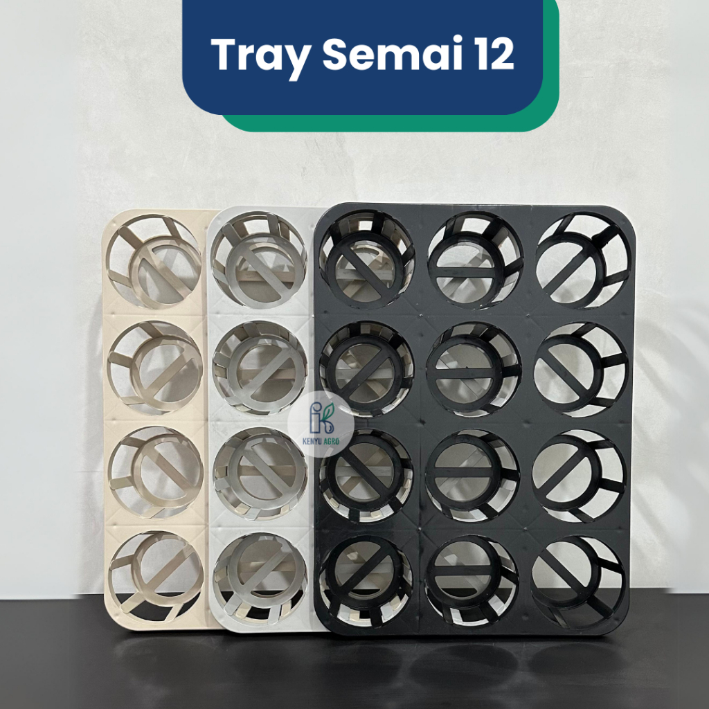 Jual KENYU AGRO Tray Semai 12 lubang / Pot Tray Bunga Anggrek / Tray ...