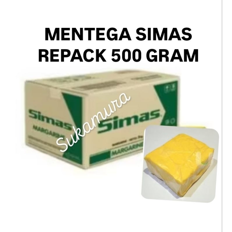 Jual SIMAS Margarin Repack -Margarine/Mentega SIMAS 500gr/1kg | Shopee ...