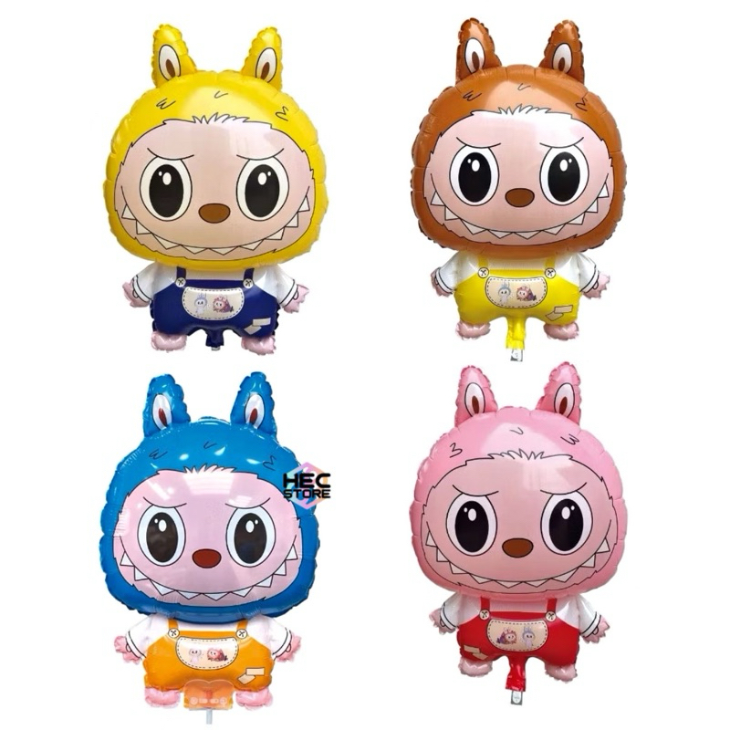 Jual BALON FOIL KARAKTER LABUBU | BALON STIK LABUBU | BALON BONEKA ...