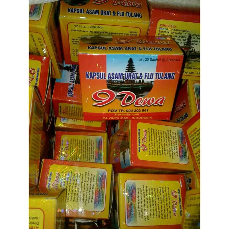 Jual KAPSUL 9 DEWA (ASAM URAT & FLU TULANG dan lainnya) | Shopee Indonesia