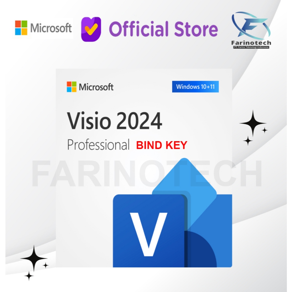 Jual Microsoft Visio 2024 Bind Professional Original License Key | Shopee Indonesia