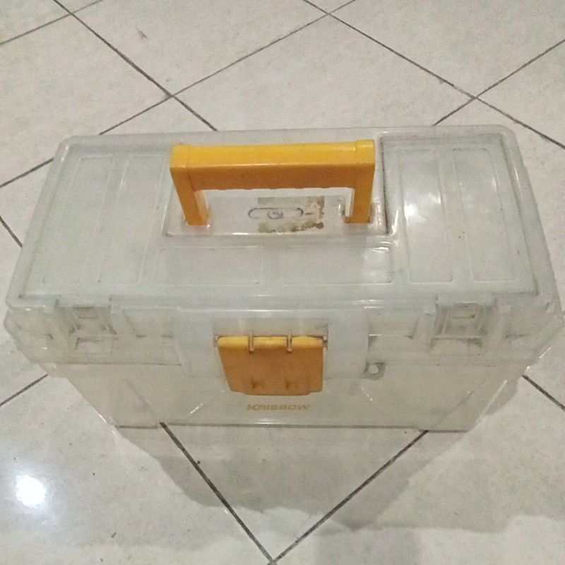 Jual Plastic Transparant Tool Box, Krisbow | Shopee Indonesia