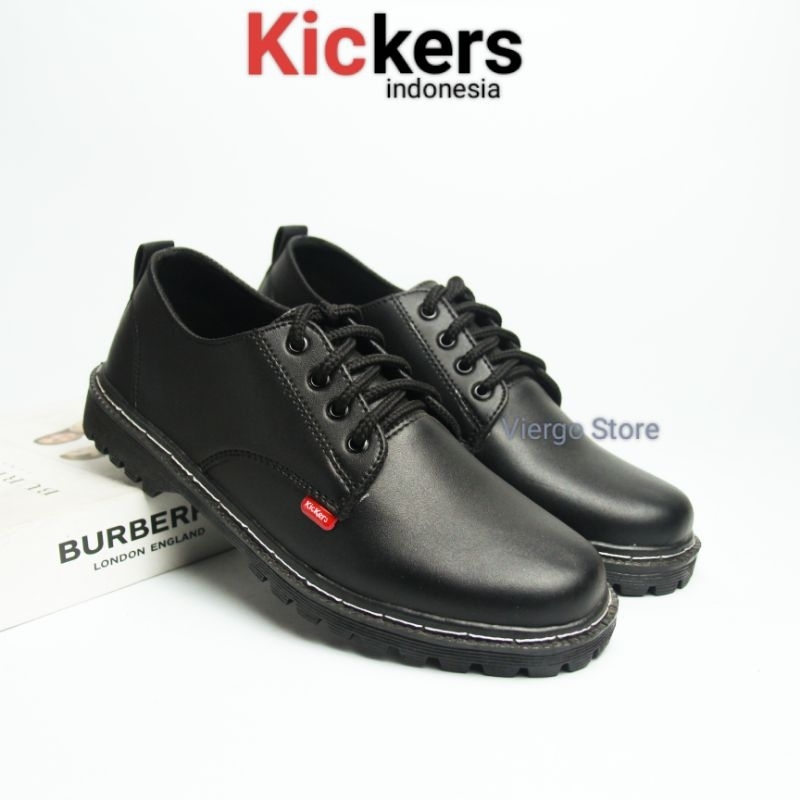 Jual PROMO TERBARU Sepatu Formal Docmart Pria Hitam Kulit Sintetis ...